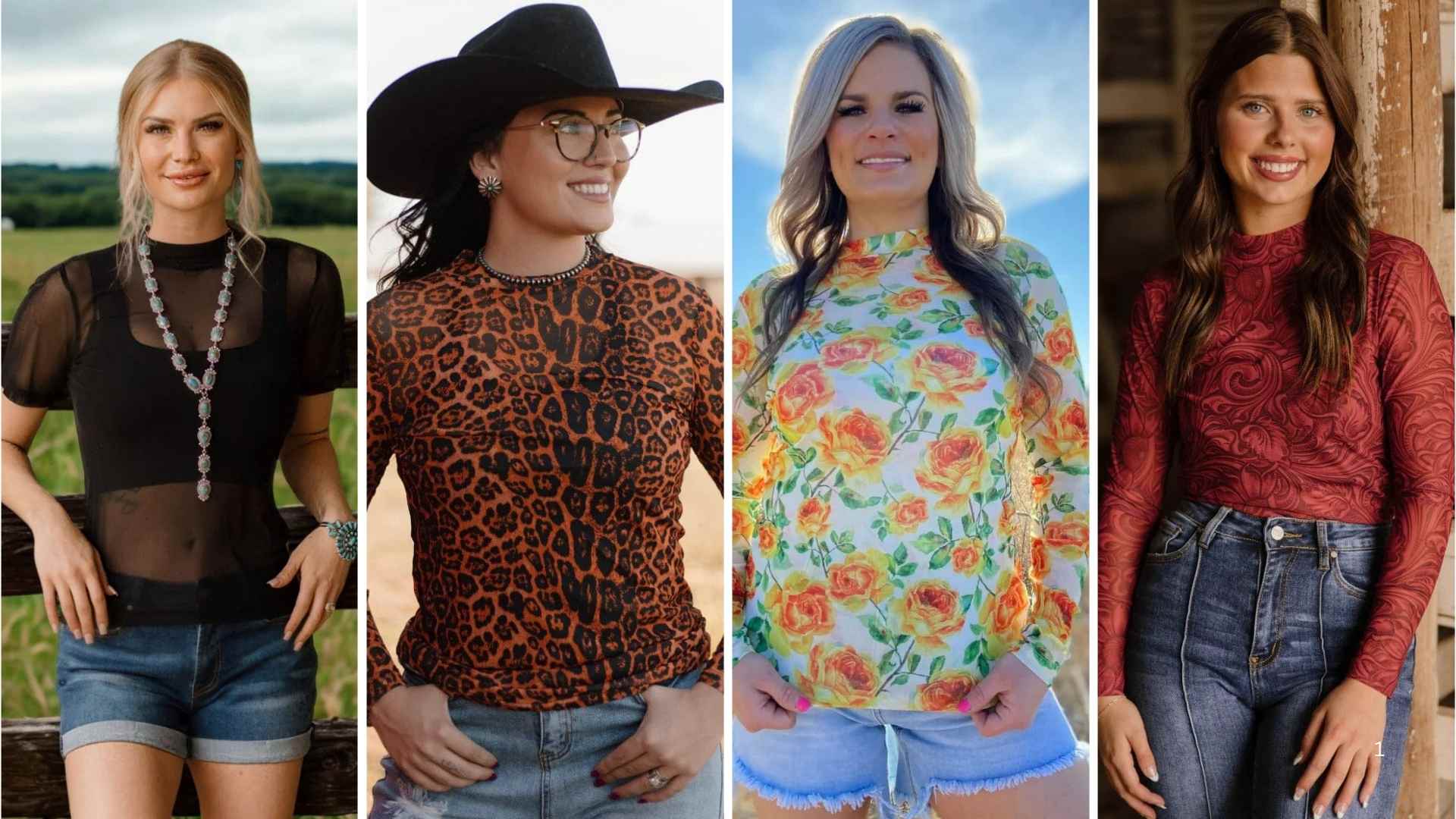 Western Mesh Tops for Women – Western Soul®