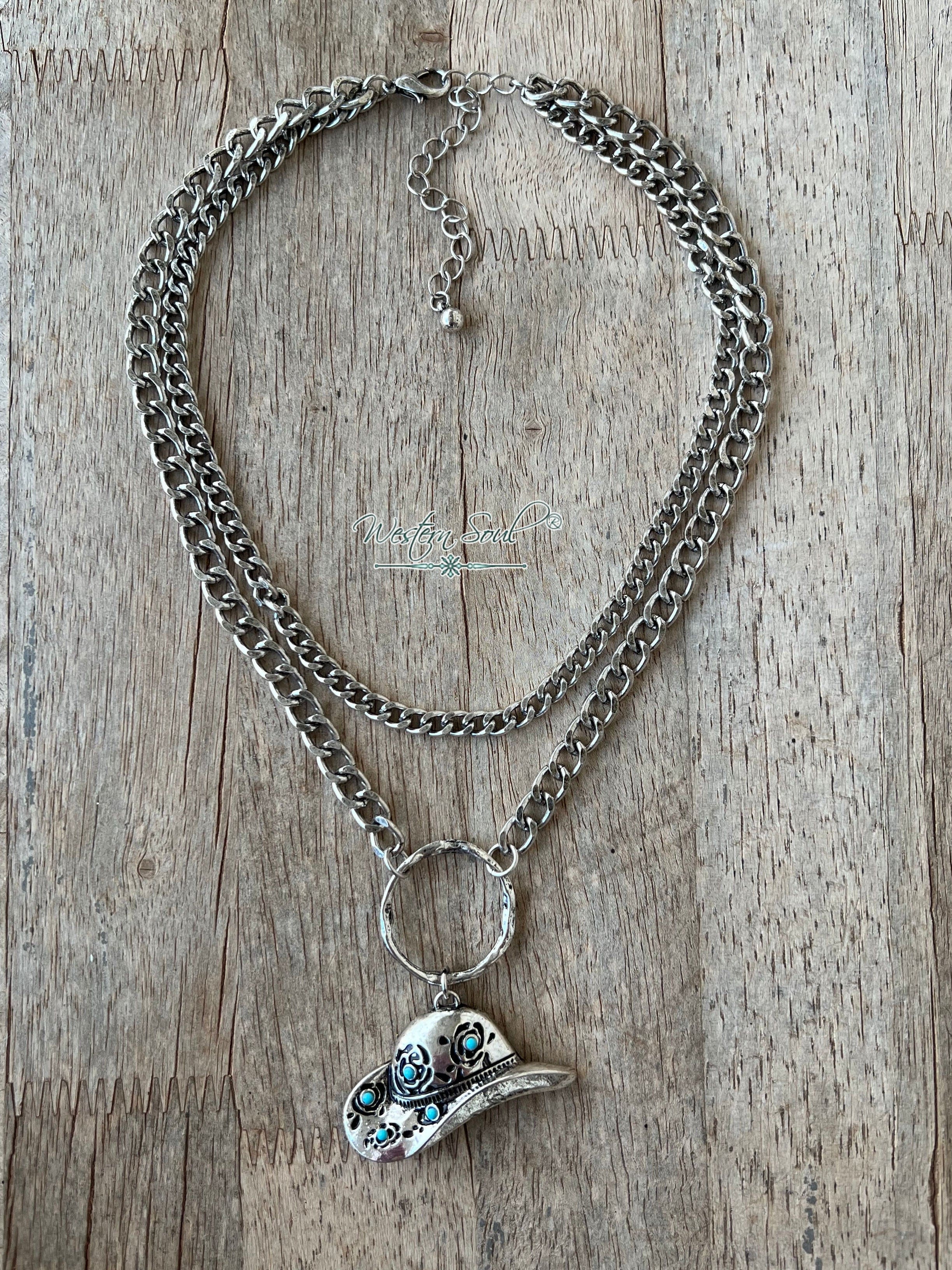 Cowboy Chain Layer Necklace – Western Soul®